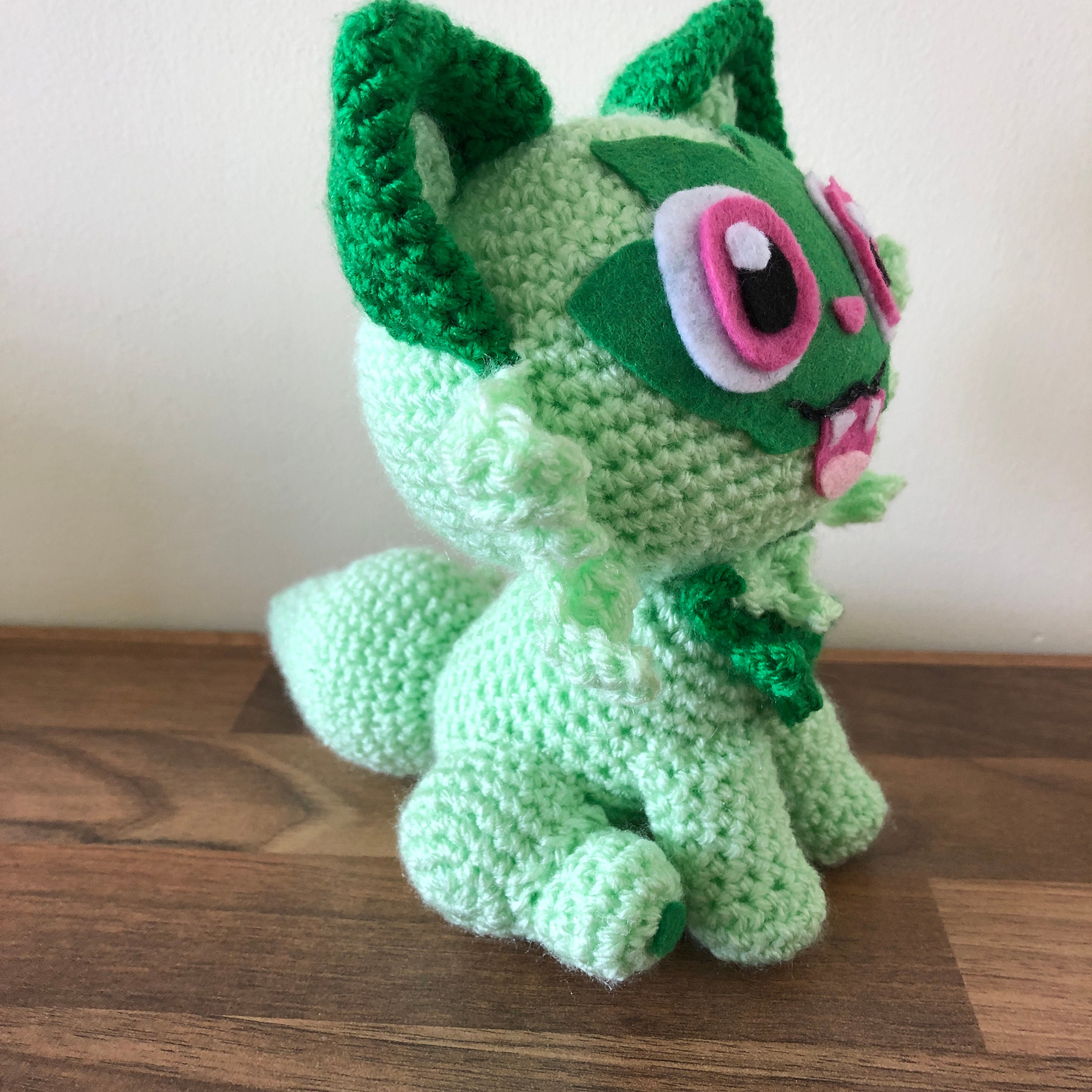 SPRIGATITO Pokemon Crochet Pattern Digital DOWNLOAD - Etsy Ireland