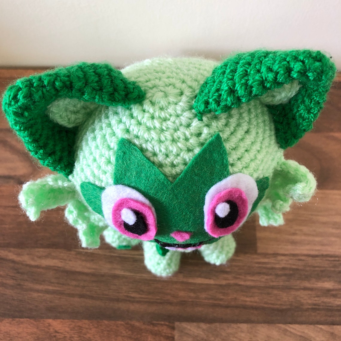 SPRIGATITO Pokemon Crochet Pattern - Digital DOWNLOAD - Etsy