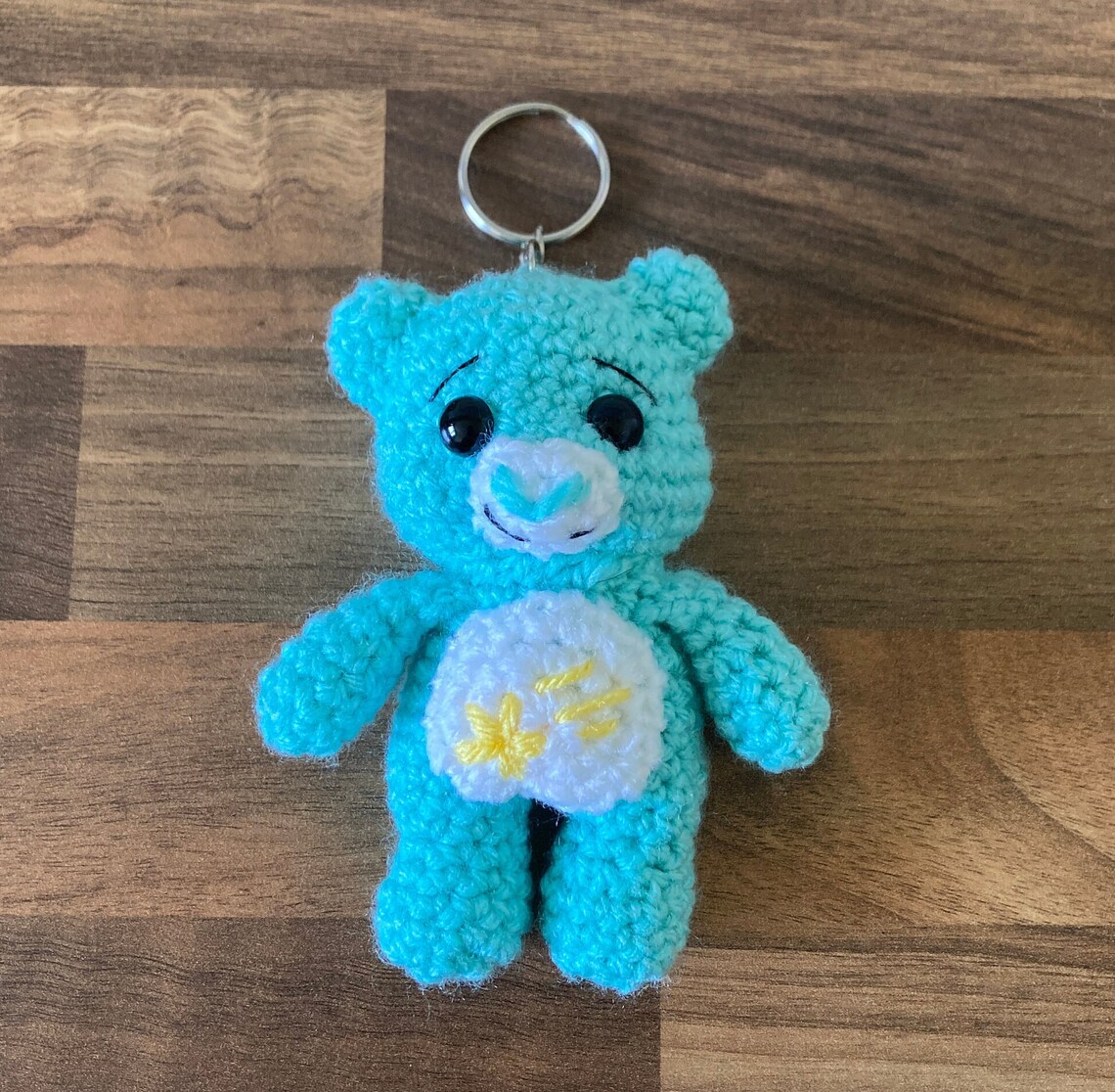 CARE BEARS Keyring Plushie - Wish Bear, Goodluck Bear, Cheer Bear ...