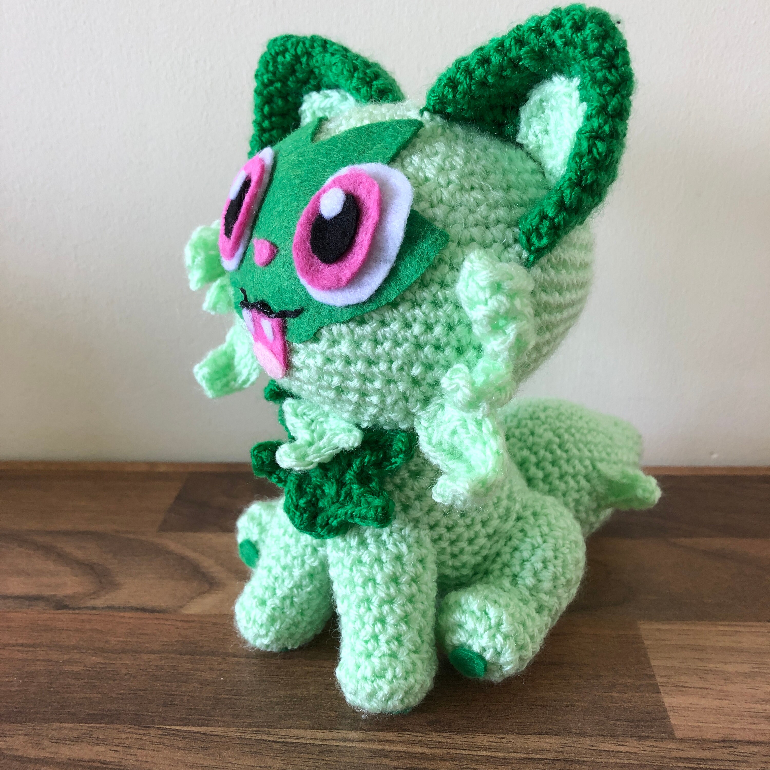 SPRIGATITO Pokemon Crochet Pattern Digital DOWNLOAD - Etsy Hong Kong