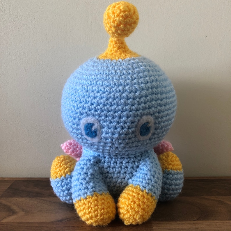 CHAO Neutral Chao Sonic Adventure Plushie Crochet Pattern - Etsy