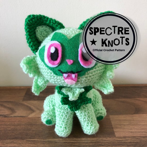 SPRIGATITO Pokemon Crochet Pattern Digital DOWNLOAD - Etsy