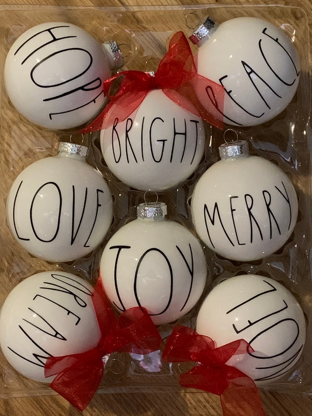 8 Christmas Ornaments - Etsy