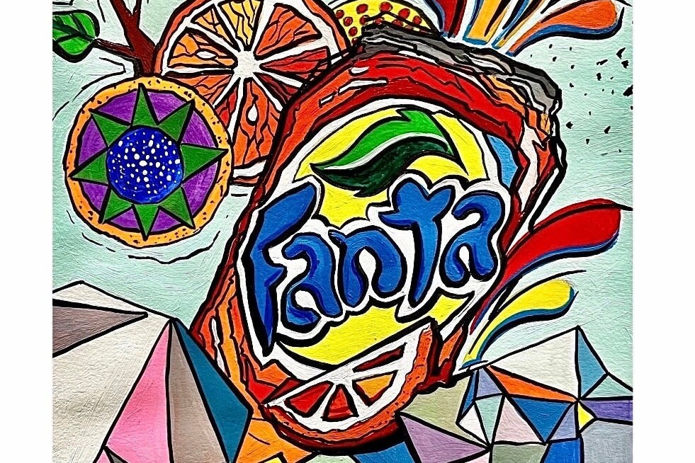 Fanta Modern Pop Art - Etsy