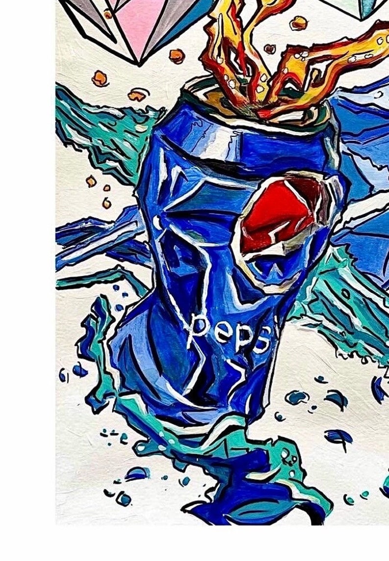 Pepsi Soda Pop Food Pop Art Pop Culture Wall Art - Etsy