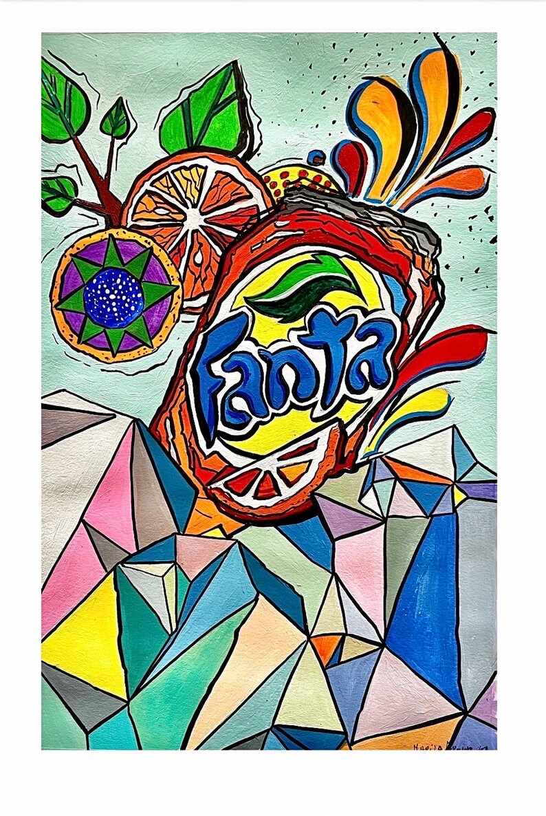 Fanta Modern Pop Art - Etsy