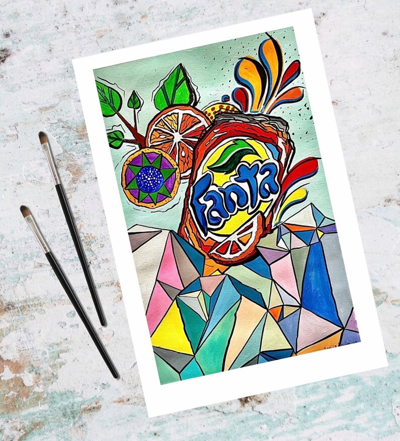 Fanta Modern Pop Art - Etsy