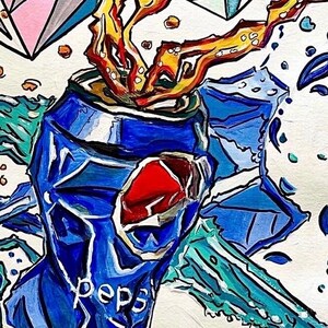 Pepsi Soda Pop Food Pop Art Pop Culture Wall Art - Etsy