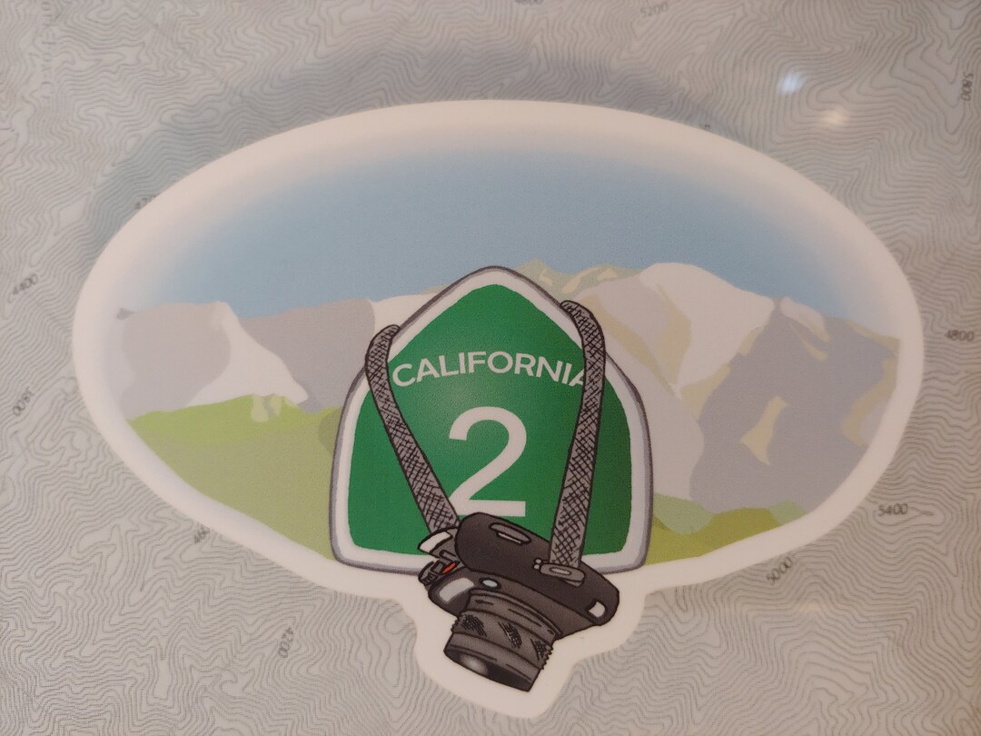 Angeles Crest Highway Sticker Photography Sticker Travel Sticker ...
