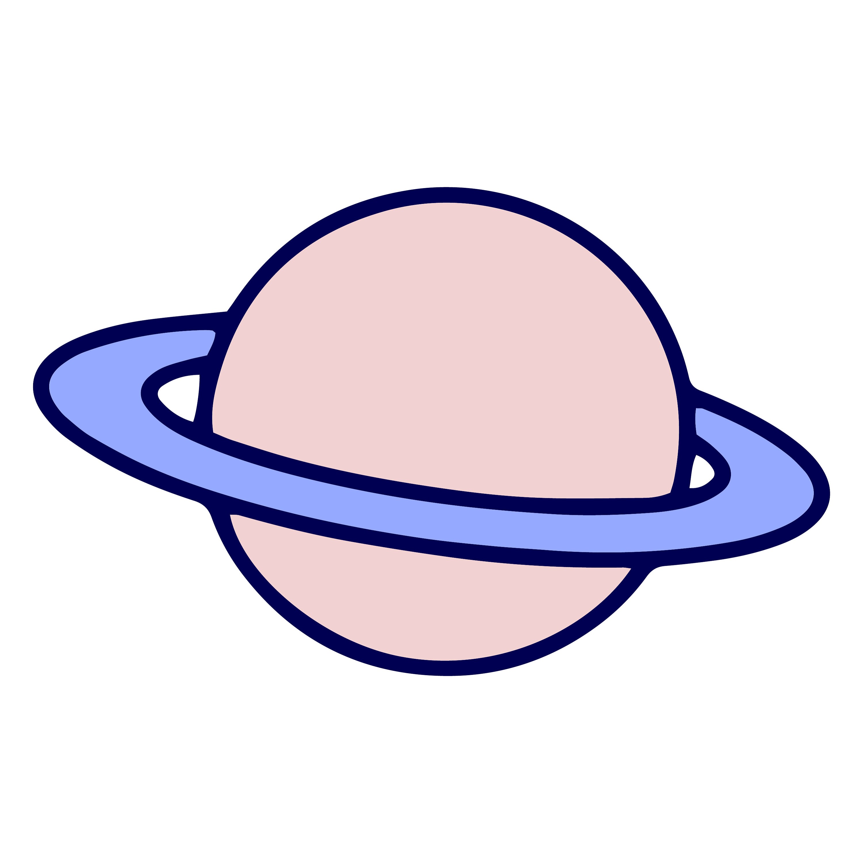 Hand Drawn Saturn Sticker Die Cut Sticker Unicorn Sticker | Etsy