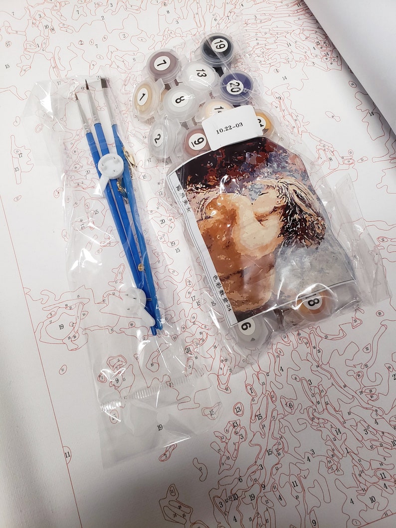 Paint by Numbers Kit / HER/DIY Painting Kit/ Home Décor/paint | Etsy