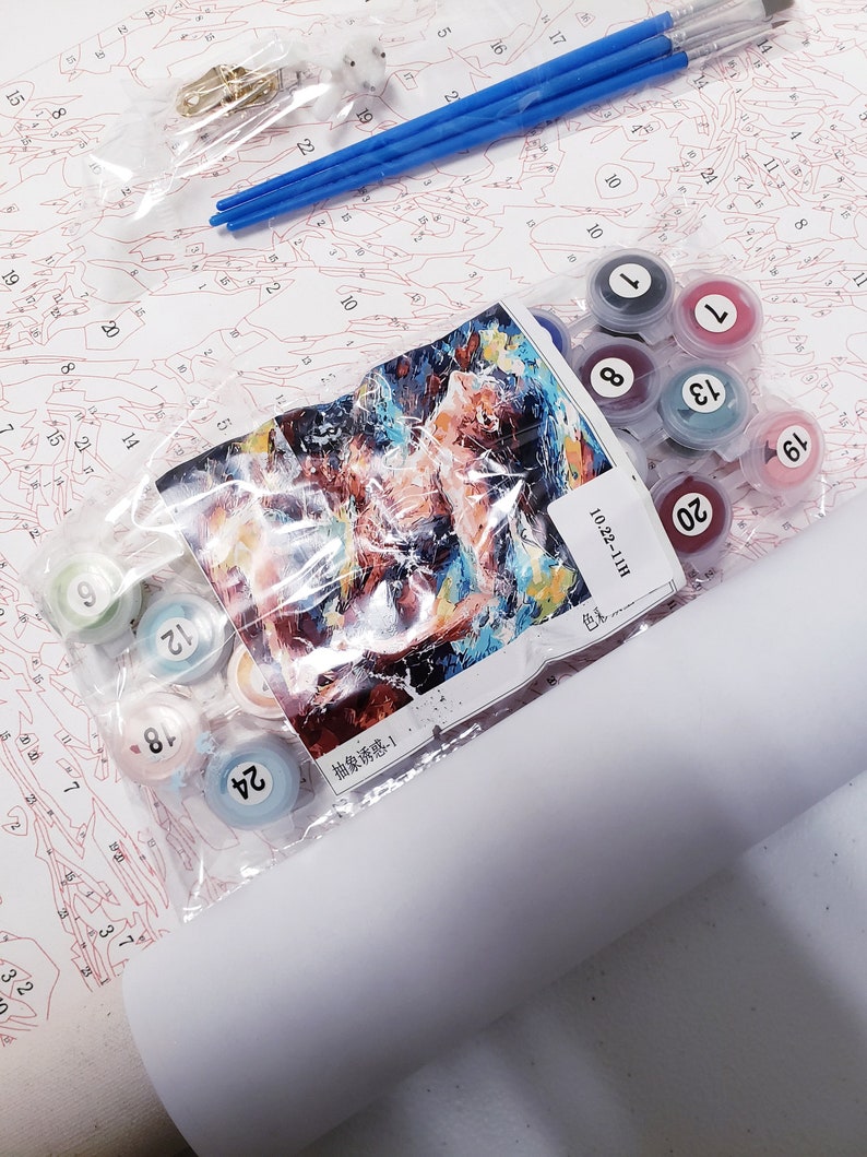 Paint by Numbers Kit/ Sexy Exotic Couple/ Diy Paint Kit/ Adult | Etsy