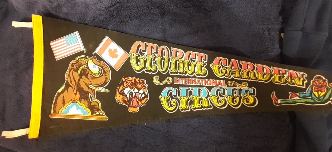 George Carden Circus felt Pennant - Etsy