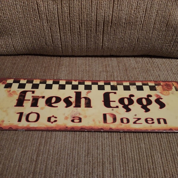 Fresh Eggs Sign - Etsy