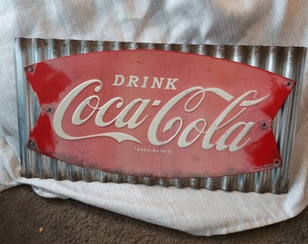 Vintage Coca Cola Sign Custom Carved Hand Painted - Etsy