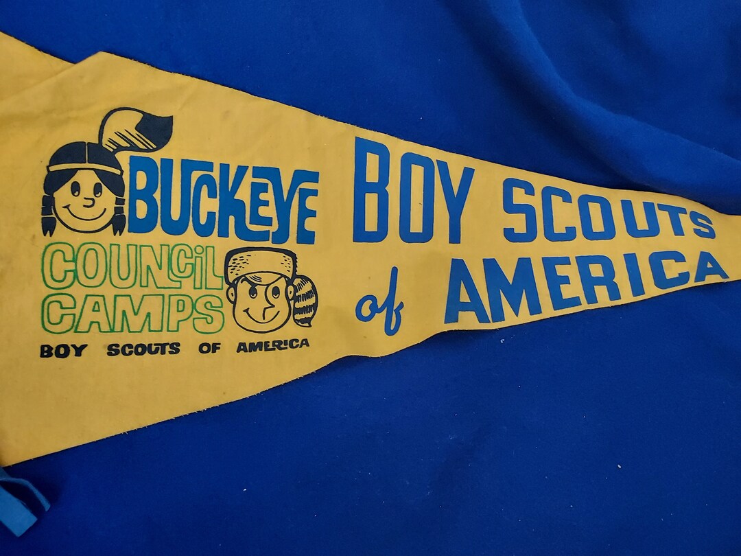 Boy Scouts of America felt Pennant - Etsy