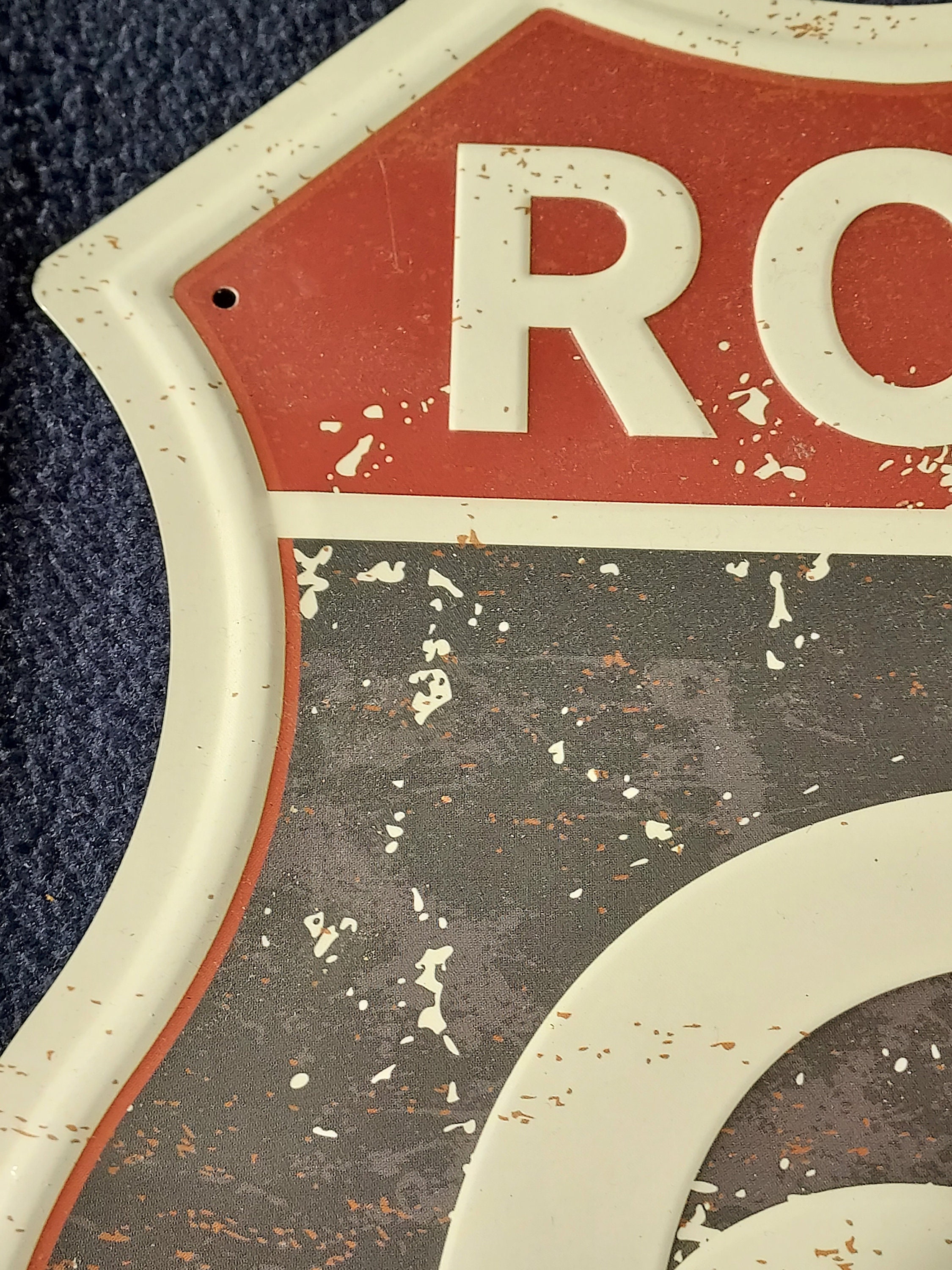 Route 66 Tin Sign - Etsy