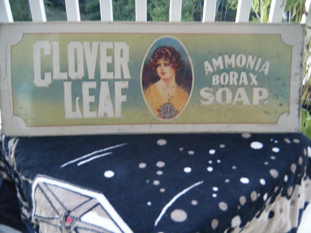 Clover Leaf Soap Tin Sign - Etsy