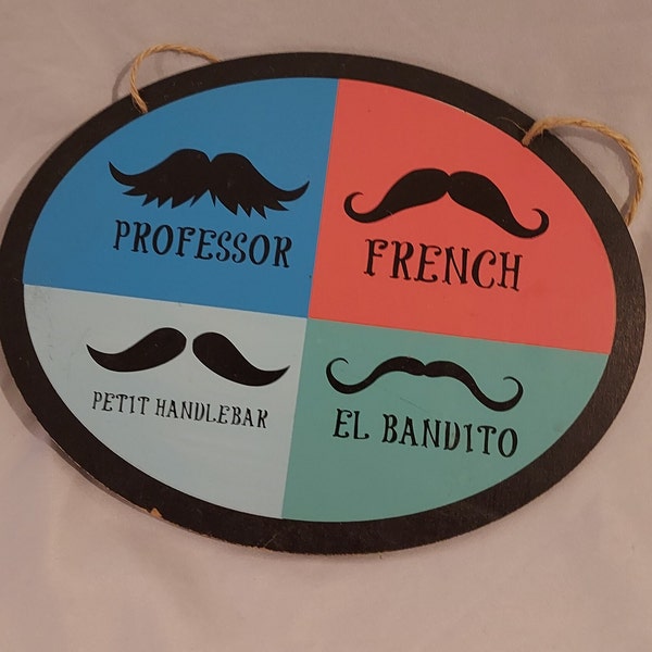 Mustache Sign - Etsy