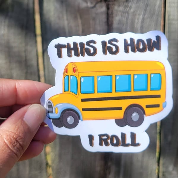 School Bus Decal - Etsy