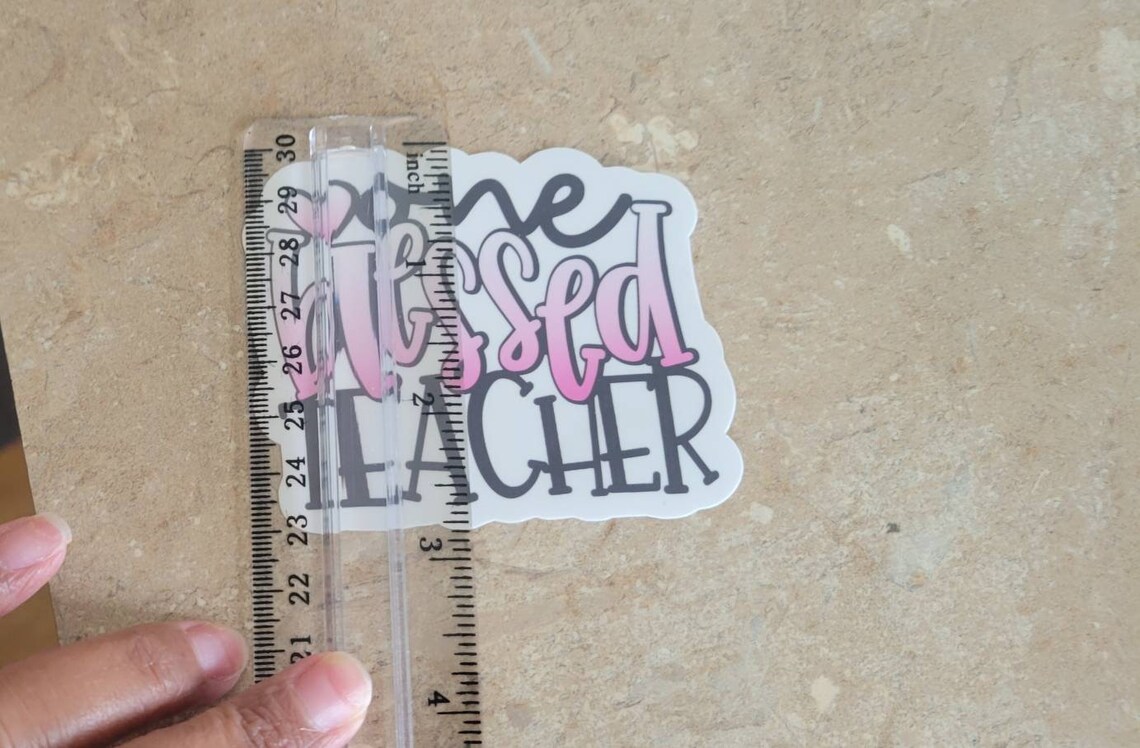 Teacher Waterproof Sticker | Back to School Gift for Teacher | Teacher ...