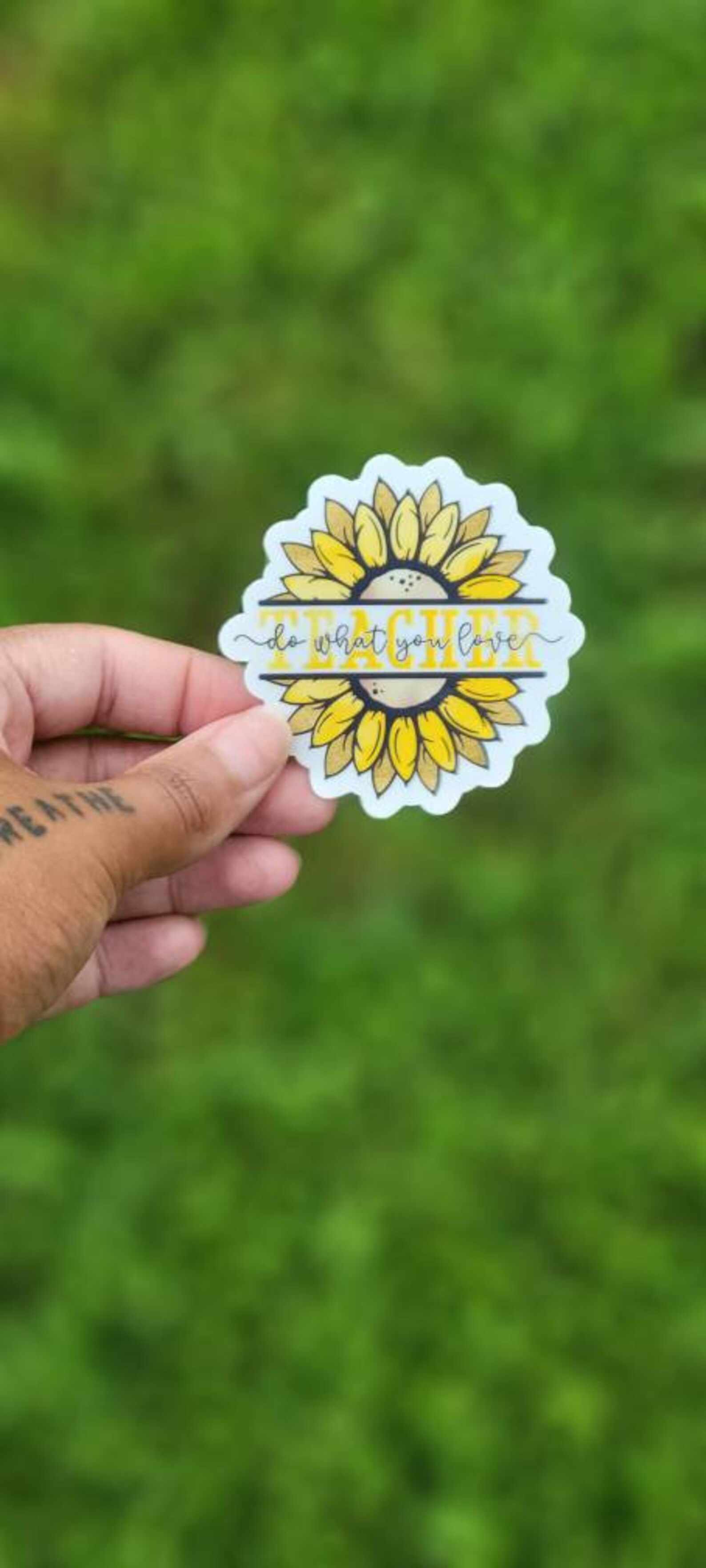 Teacher Waterproof Sticker | Back to School Gift for Teacher | Teacher ...