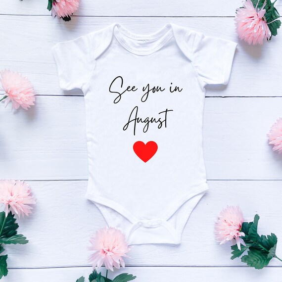 See You in August Pregnancy Announcement 2023 August Baby - Etsy