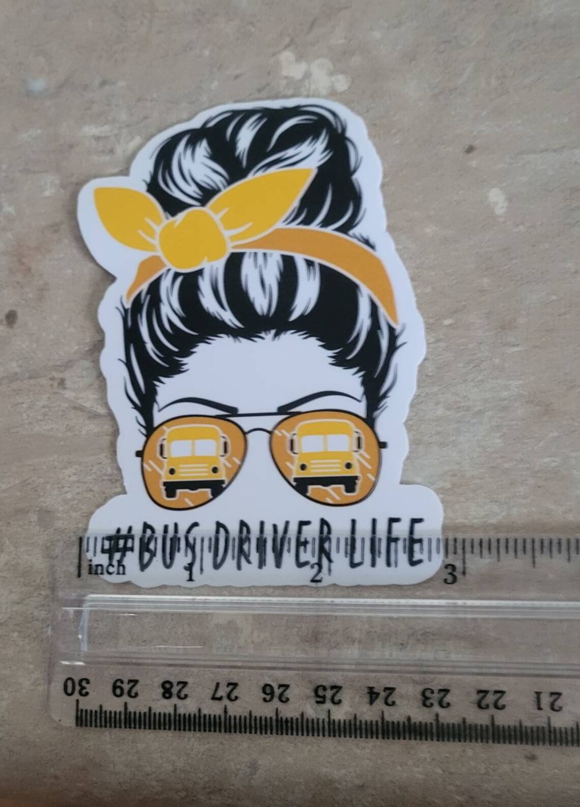Bus Driver Life Bus Driver Appreciation Waterproof Sticker - Etsy