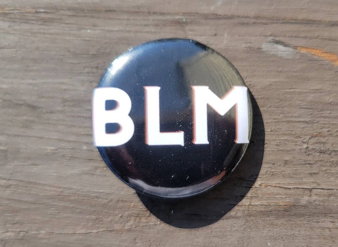 1 BLM Pin Back Button Black Lives Matter Button - Etsy