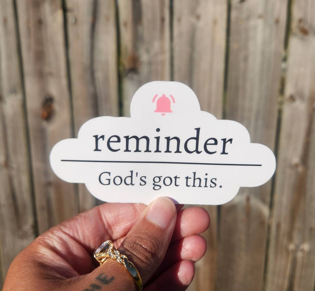 God's Got This Waterproof Sticker | Religious Gift | Religious Sticker ...