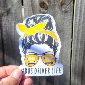 Bus Driver Life | Bus Driver Appreciation Waterproof Sticker | School ...