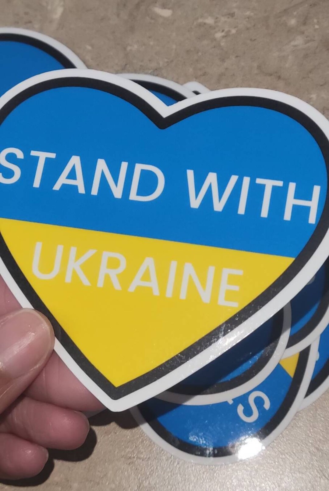 Ukraine Waterproof Sticker Stand With Ukraine Ukraine Peace Ukrainian ...