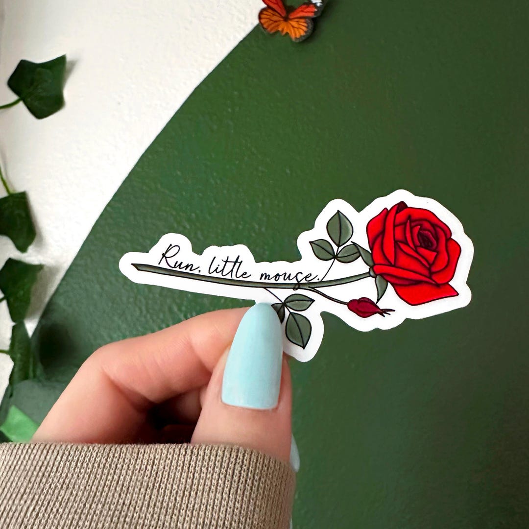 Run Little Mouse Sticker, Haunting Adeline Sticker, Booktok Sticker ...