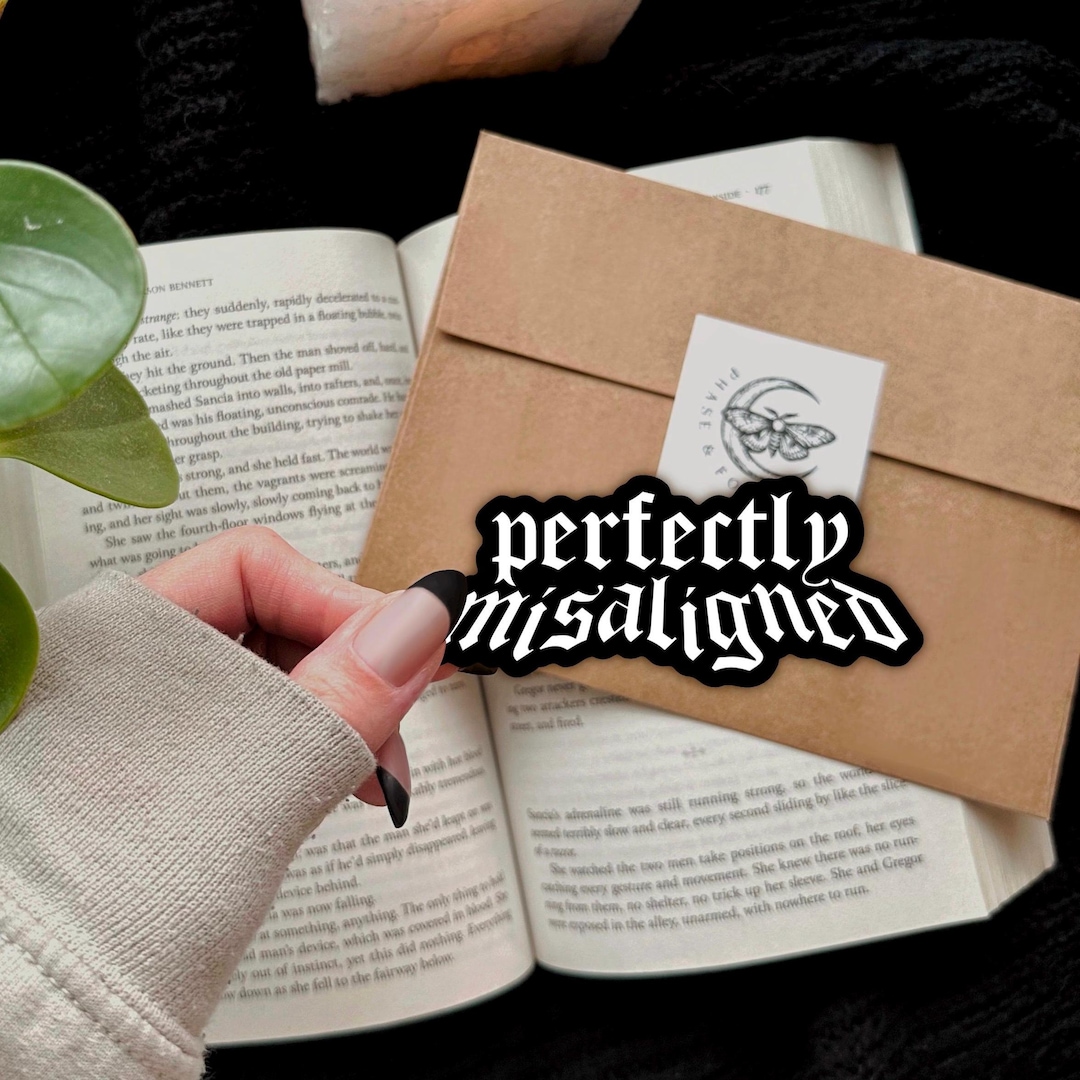 Perfectly Misaligned Sticker, ST Sticker, Alkaline Sticker, Alternative ...