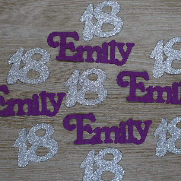 Glitter Table Number - Etsy