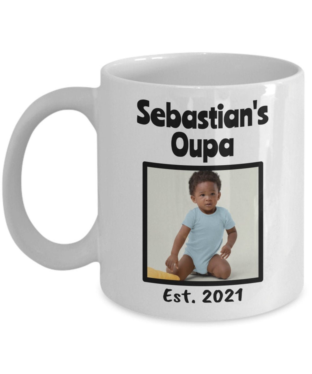 Custom Picture Mug for Oupa Personalized Mug With Name and Image Est ...