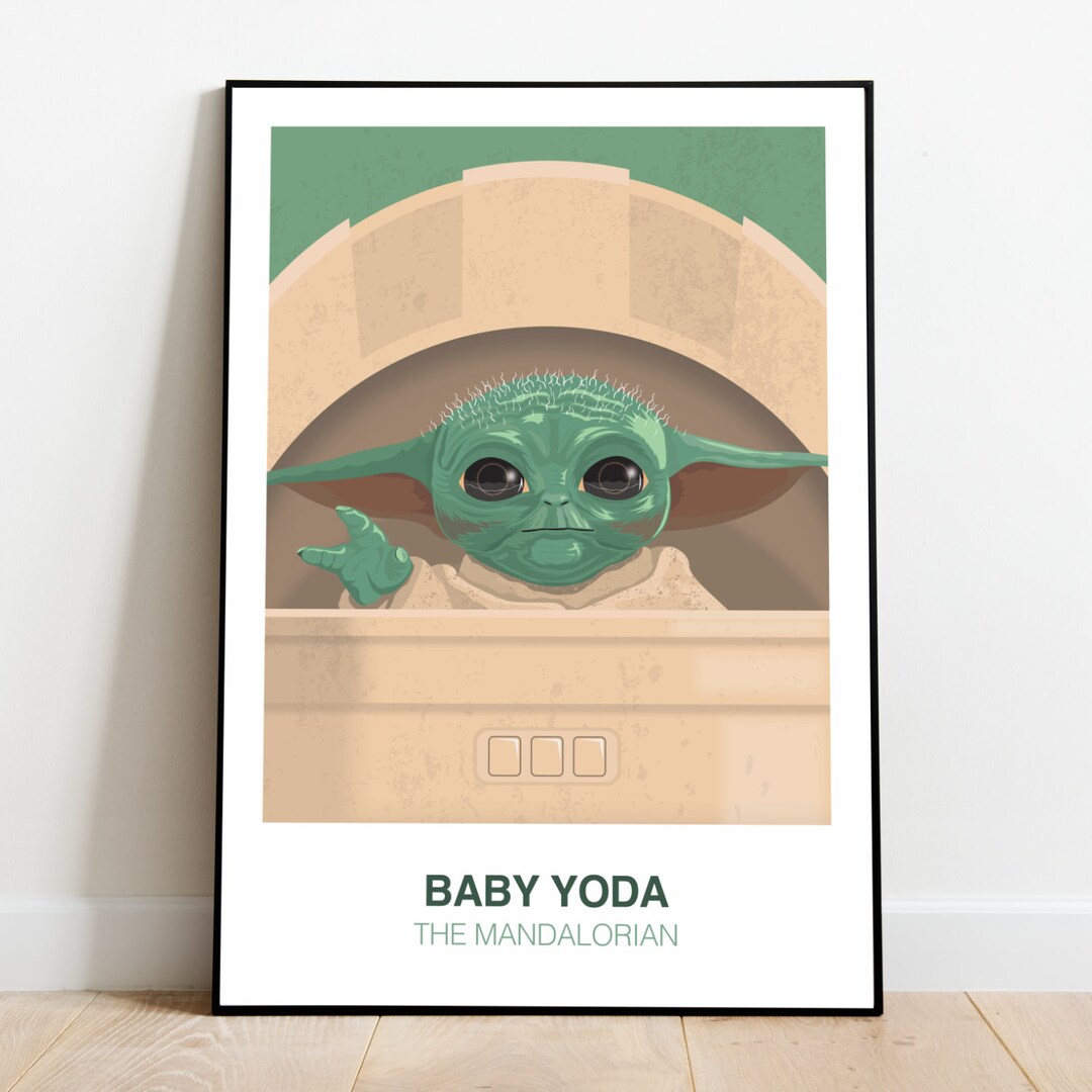 Baby Yoda Wall Art, Disney Inspired Poster, Music Score Print - Etsy
