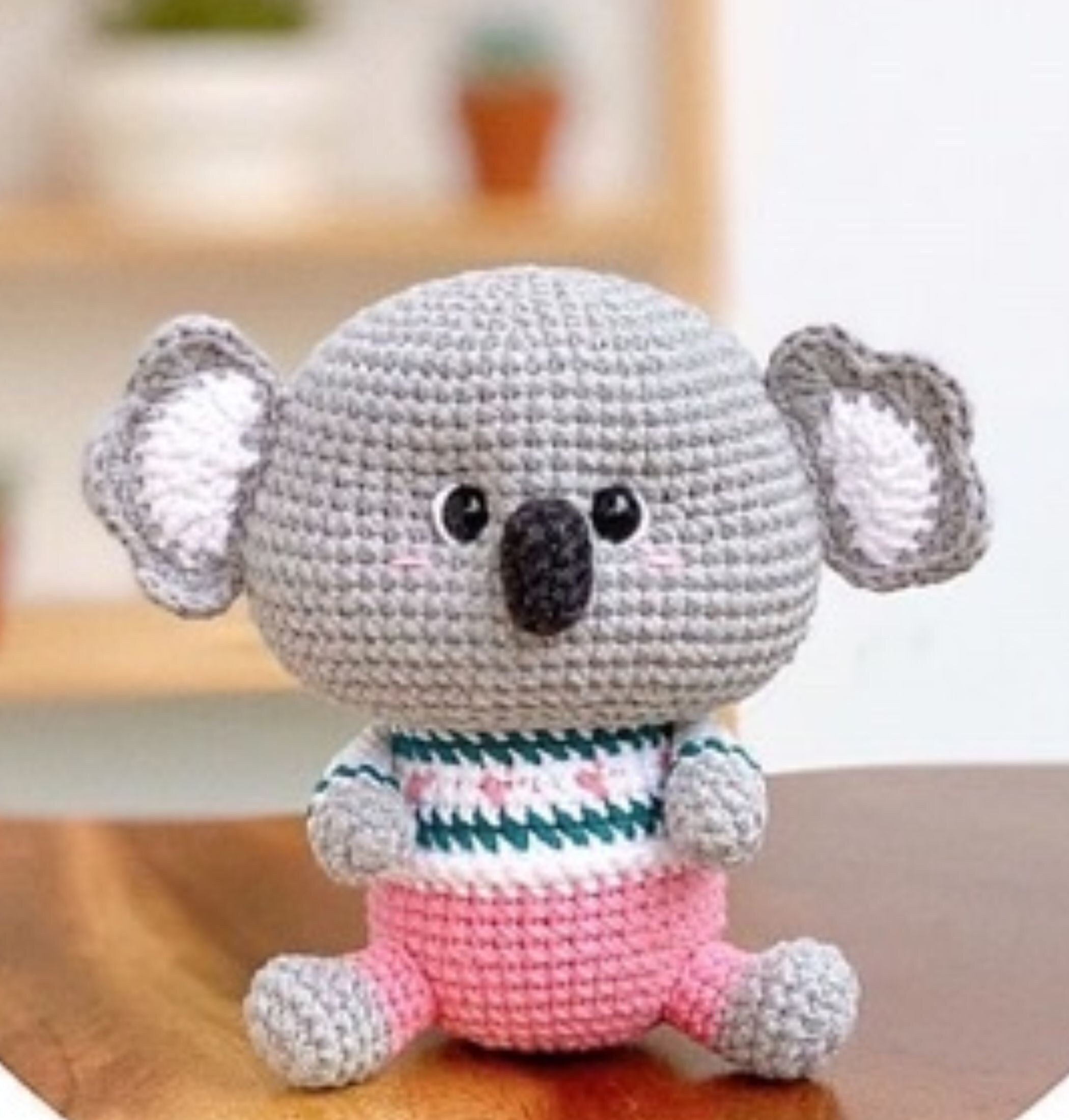 Koala Crochet Pattern, Amigurumi Crochet Toy Plushie, No Sew Crochet ...