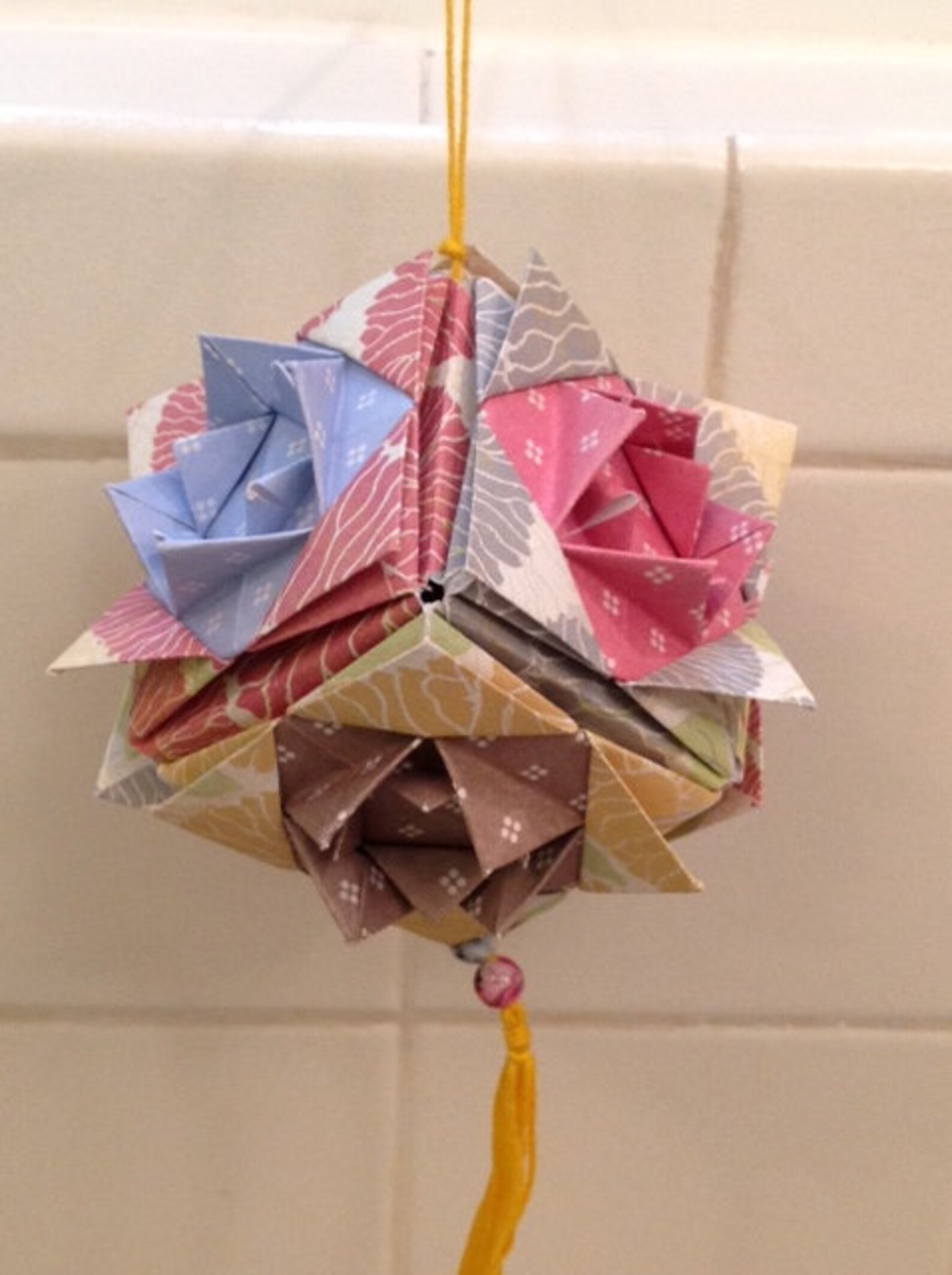 Origami Kusudama Cube Ornament - Etsy
