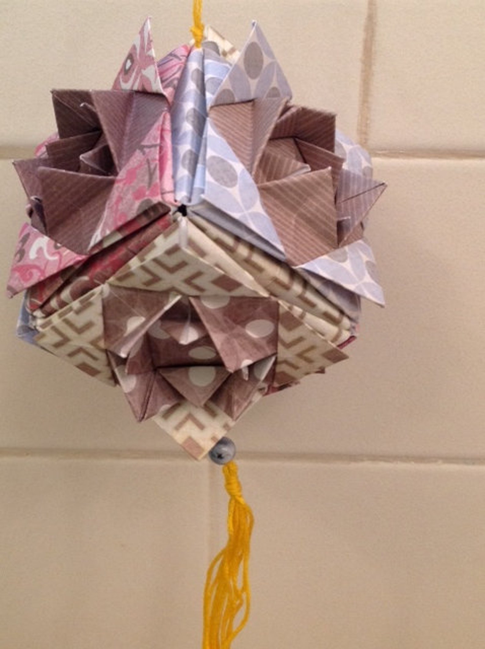 Origami Kusudama Cube Ornament - Etsy