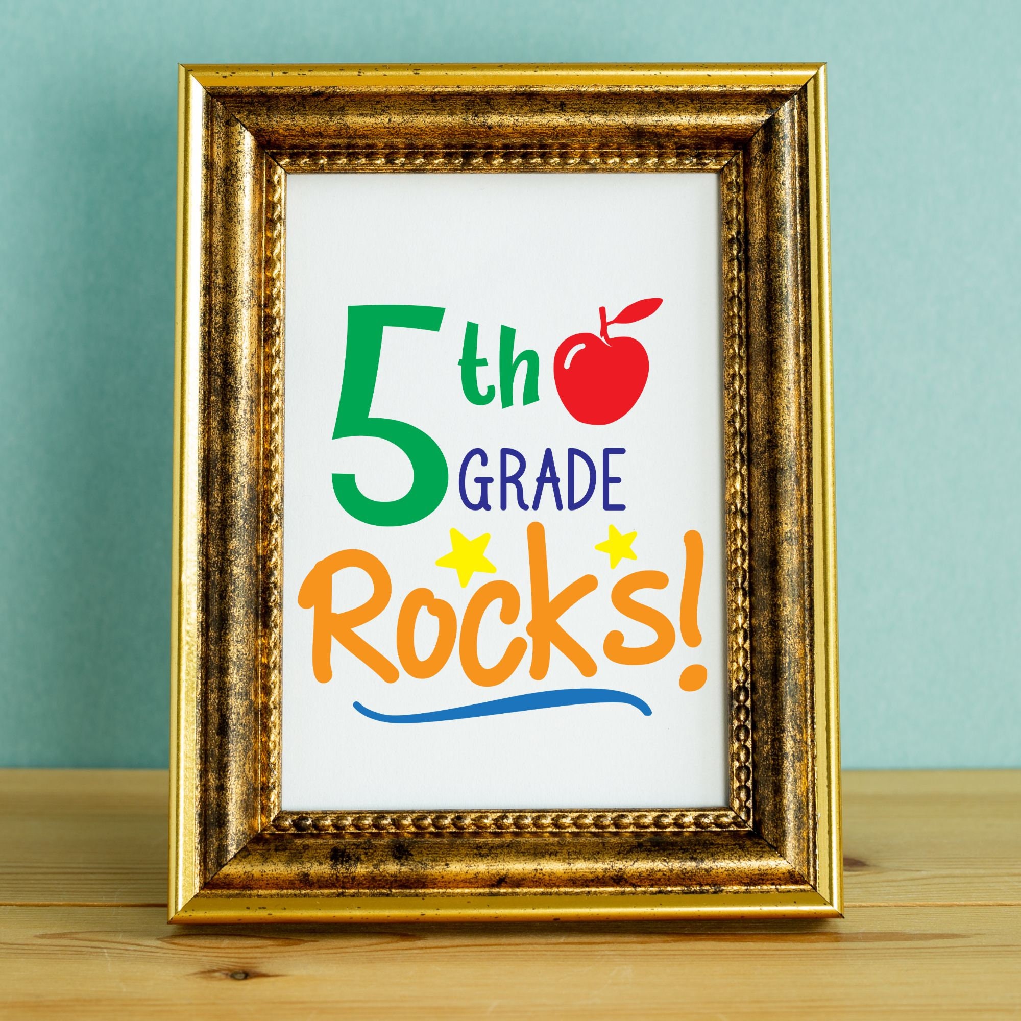 5th Grade Rocks SVG Back to School SVG School SVG Kids Svg - Etsy UK