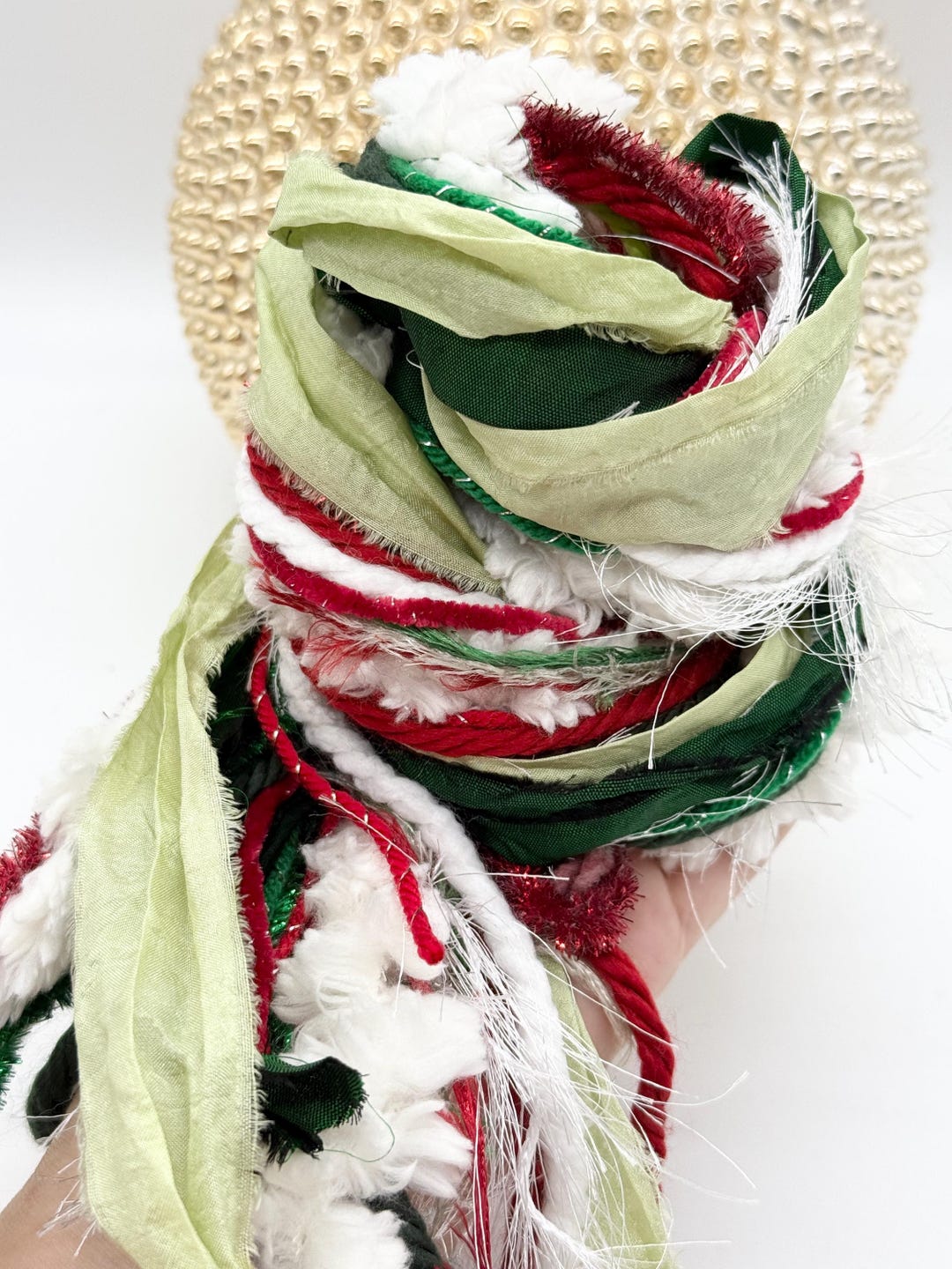 Yarn Sample Bundle SLEIGH RIDE 16 Yards Total (1 Yards of Each) for ...