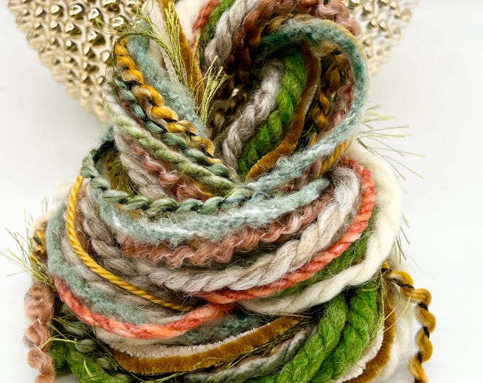 Jessup Path Fiber Art Yarn Bundle 12 Yards Total (1 Yard of Each) Mixed ...