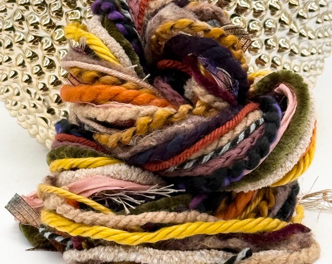 Mixed Fiber Pack SWEATER WEATHER Yarn Sari Bundle 17 Yards Total (1 ...