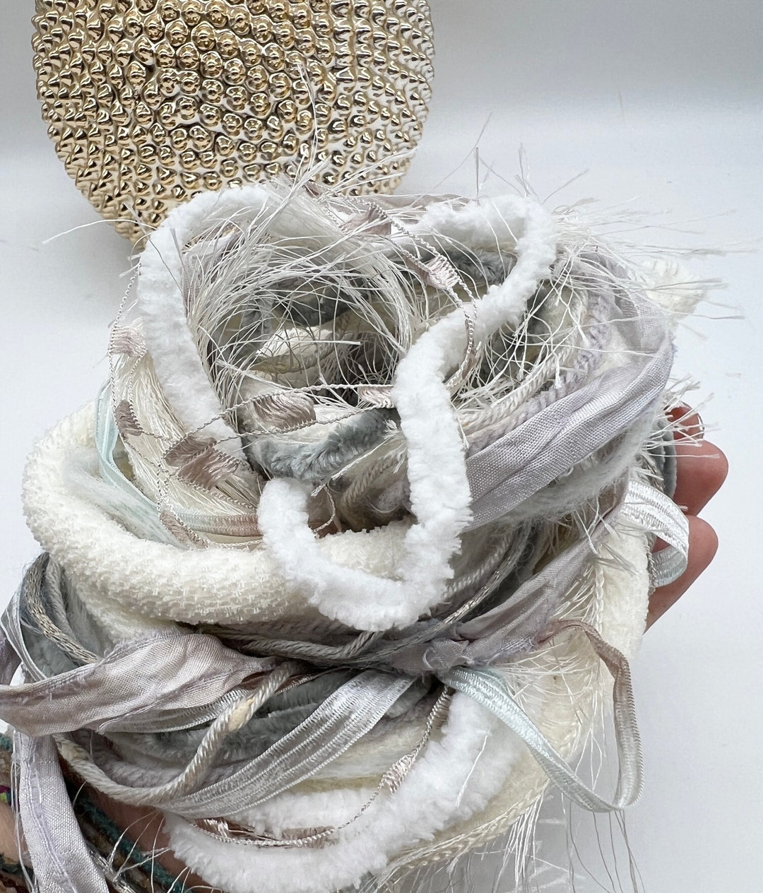 Limited Morning Frost Fiber Pack Yarn 1yd X 12 12 Yards Total Includes ...