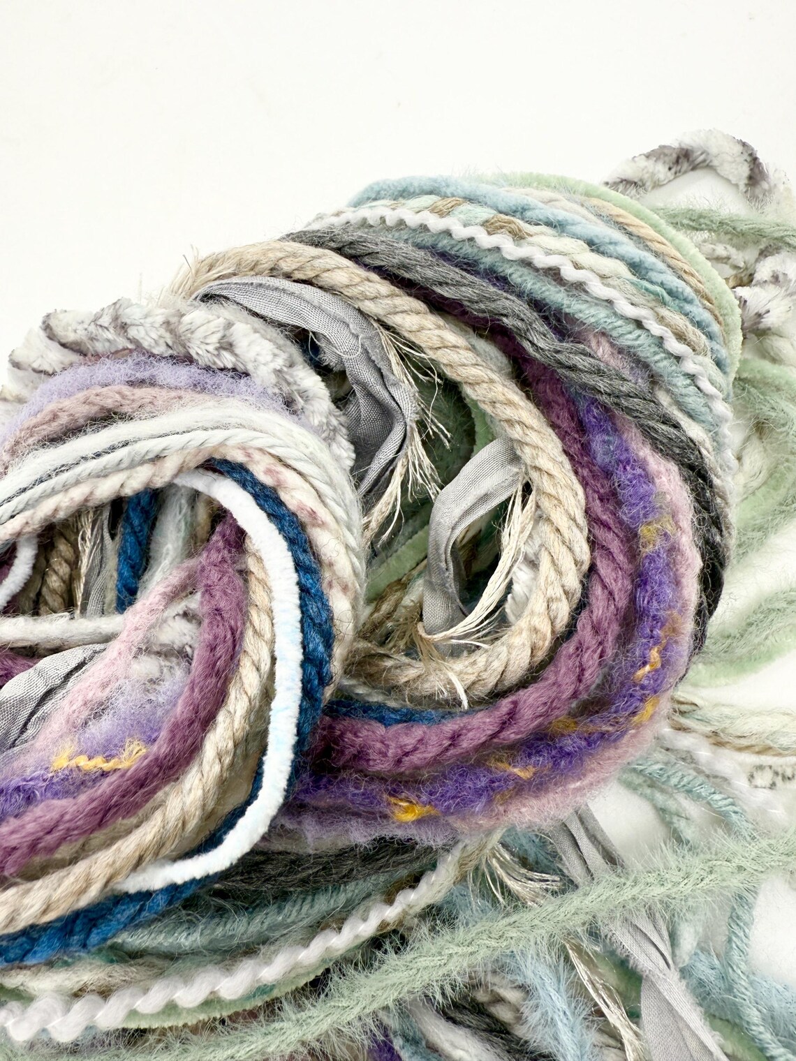 Texture Yarn Bundle: DUSTY MOUNTAIN 19 Unique Fiber Yarns X 1 Yard - Etsy