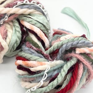 Victorian Christmas Fiber Pack Yarn Sari Bundle 14 Yards Total (1 Yards ...