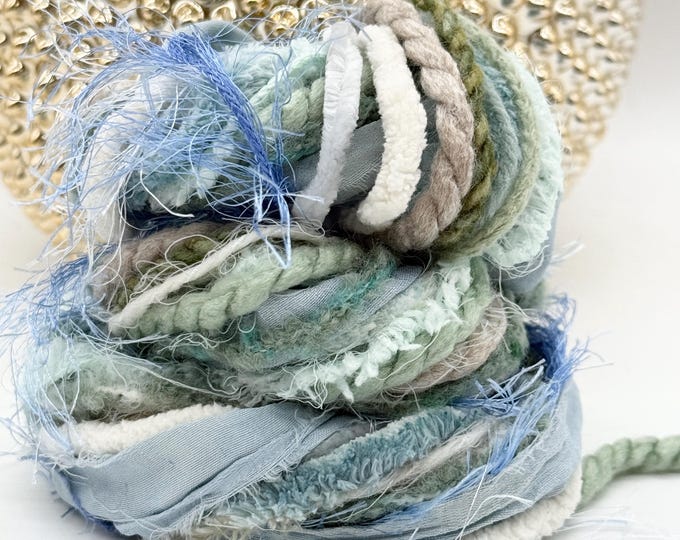 Lakeside Fiber Pack Yarn Bundle 12 Yards Total (1 Yards of Each ...