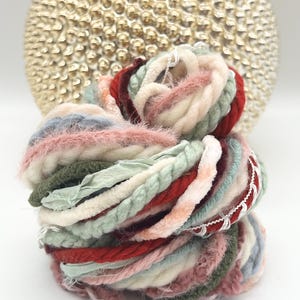 Victorian Christmas Fiber Pack Yarn Sari Bundle 14 Yards Total (1 Yards ...