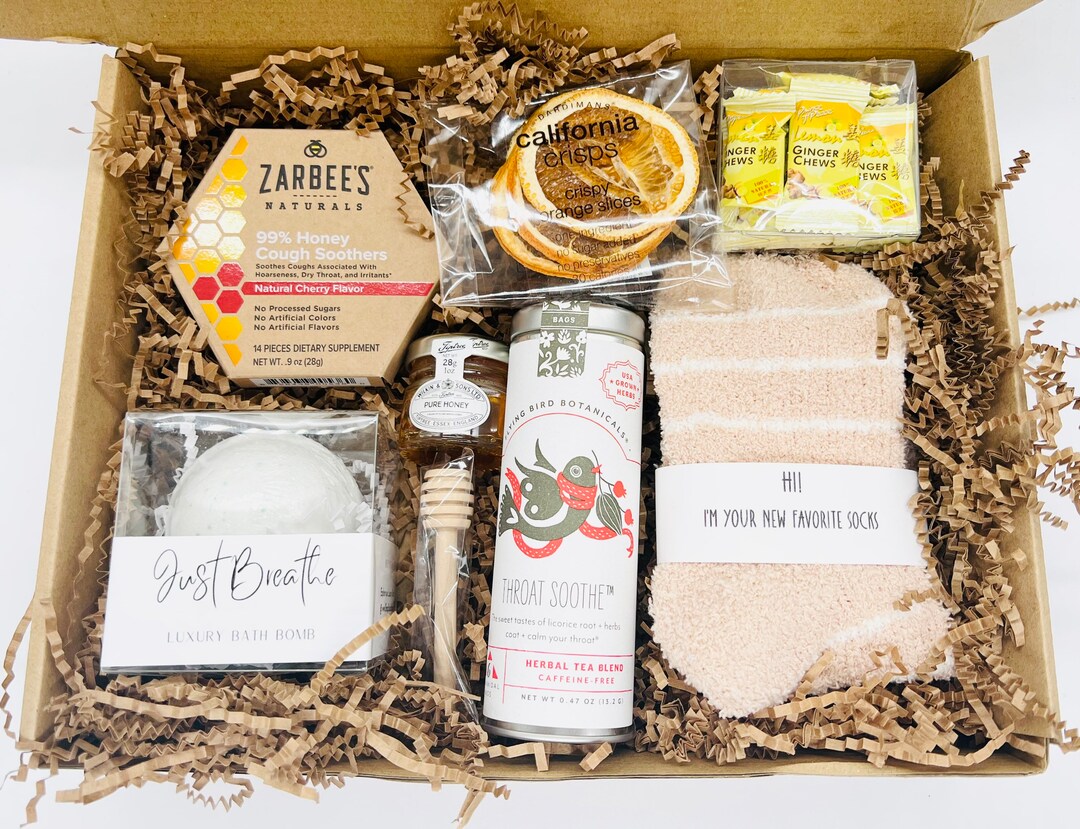 Get Well Soon Care Package Sick Recovery Gift Set Covid - Etsy